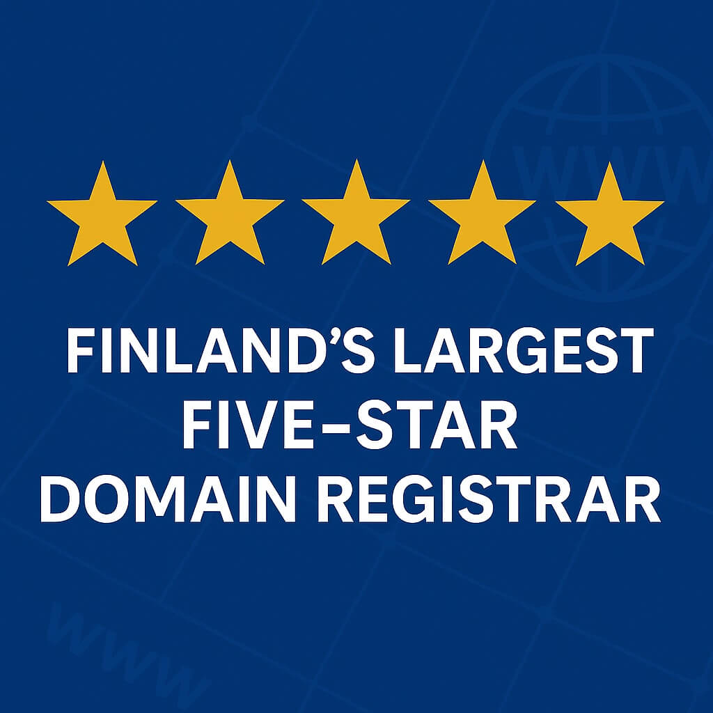 Domainkeskus is Finland’s largest five-star domain registrar